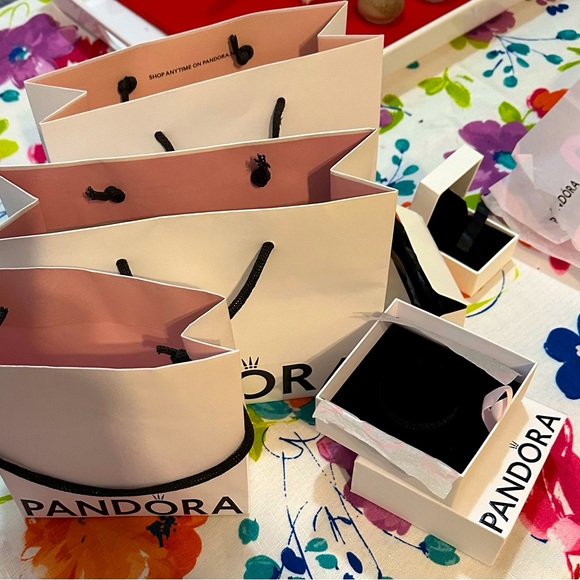 Pandora | Jewelry | Pandora Authentic Gift Bags And Boxes | Poshmark